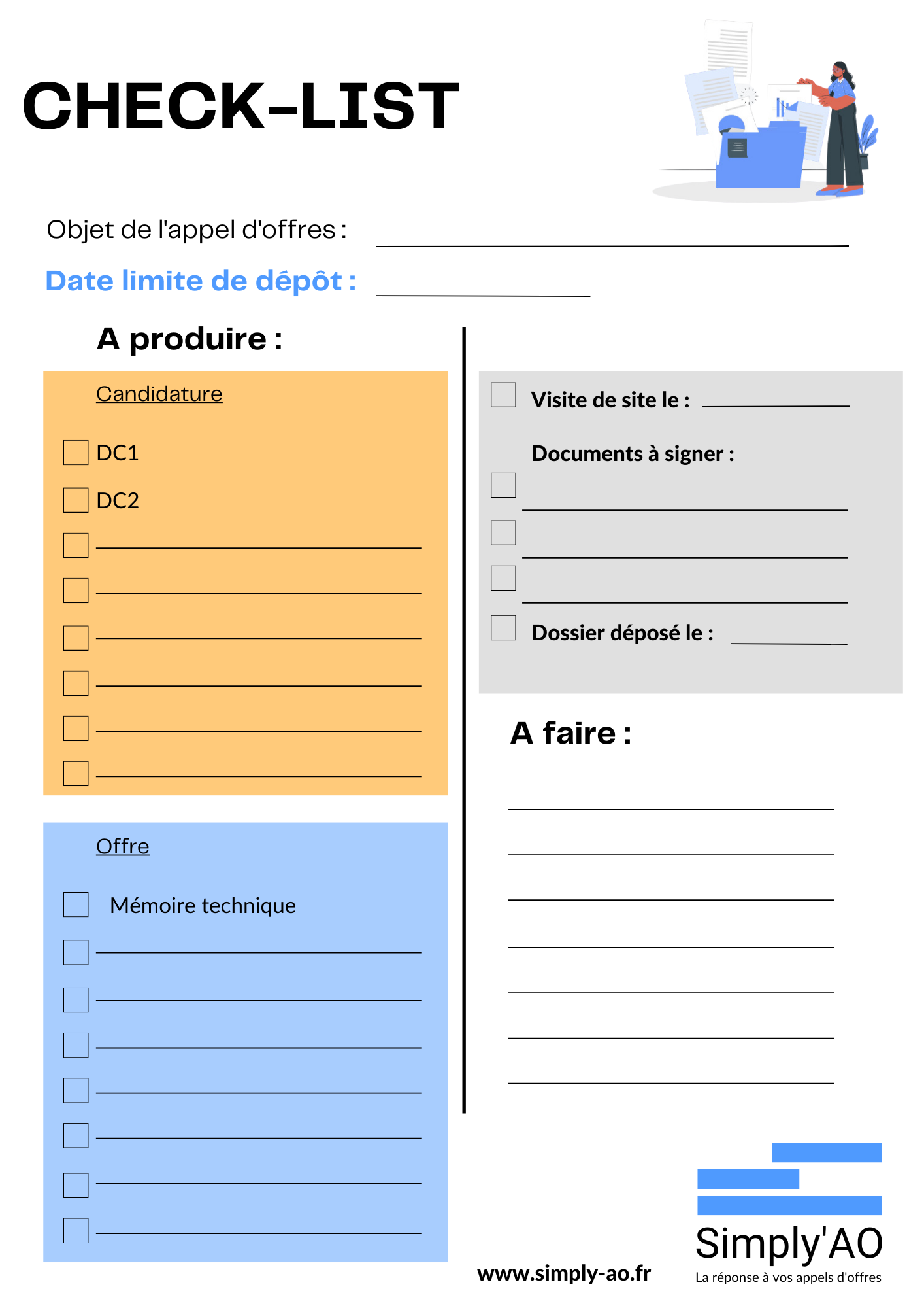 Répondre à un appel d’offres : méthode et checklist efficace